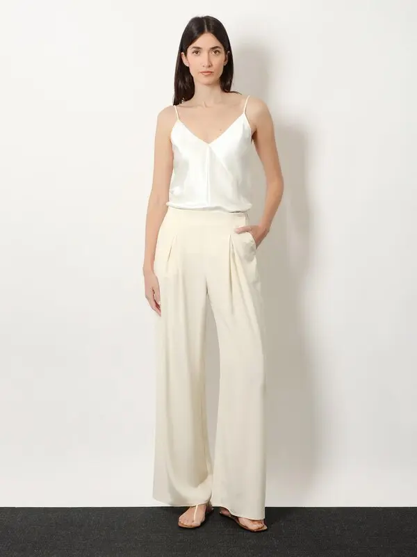 Max Mara Mxppalude Silk Trousers