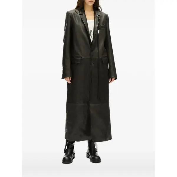 ANN DEMEULEMEESTER Leather Coat