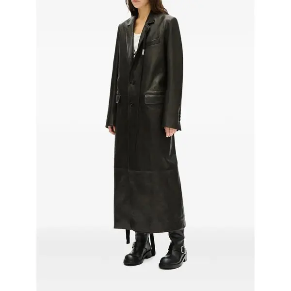 ANN DEMEULEMEESTER Leather Coat