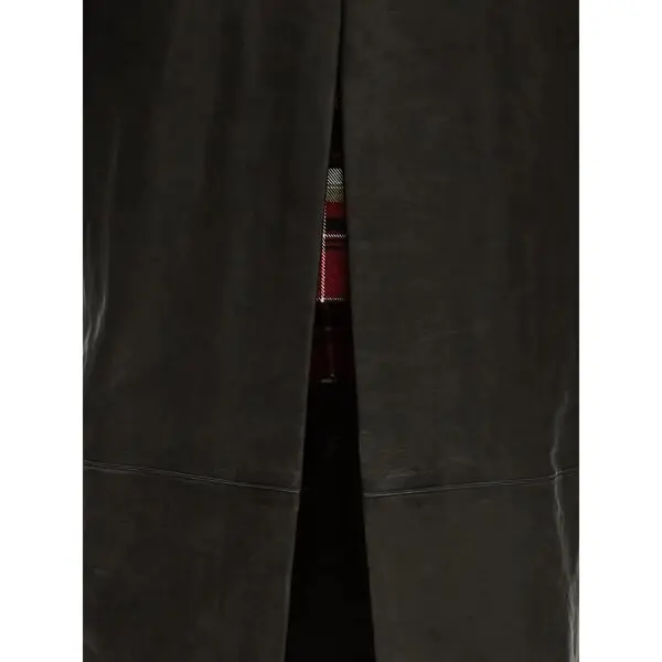 ANN DEMEULEMEESTER Leather Coat