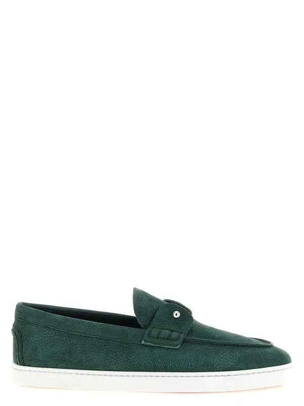 CHRISTIAN LOUBOUTIN Chambeliboat' Loafers - Green