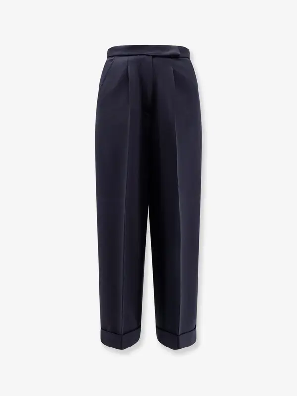 Max Mara Virgin Wool Trousers - Multicolor