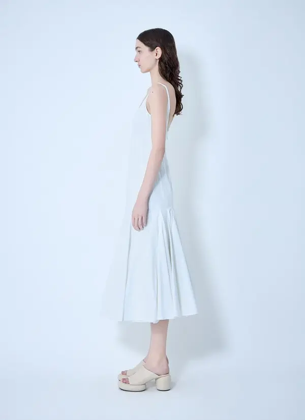 Jacquemus La Robe Agave Midi Dress - White
