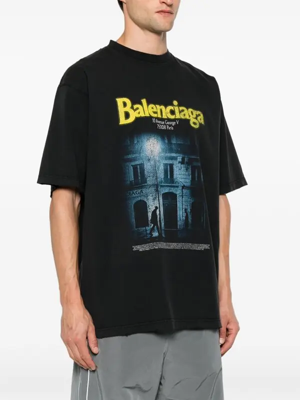 Balenciaga The Address Cotton T-shirt