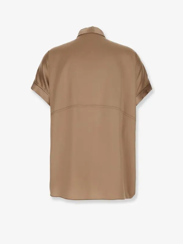 Brunello Cucinelli Silk Blend Blouse - Multicolor