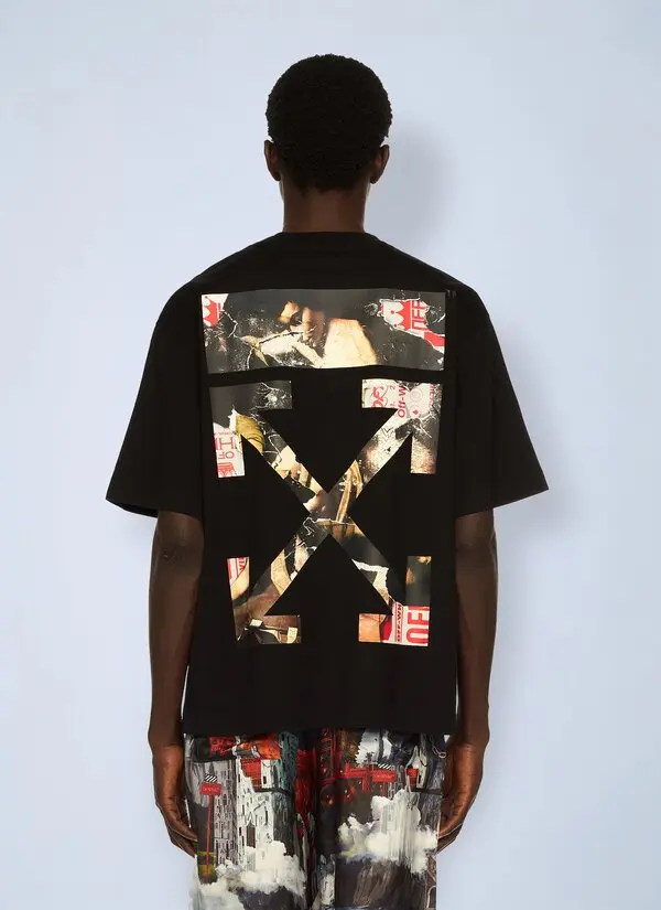 Off-White Paint Arrow Skate Logo T-shirt