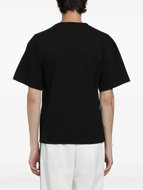 Celine Logo Cotton T-shirt - Multicolor