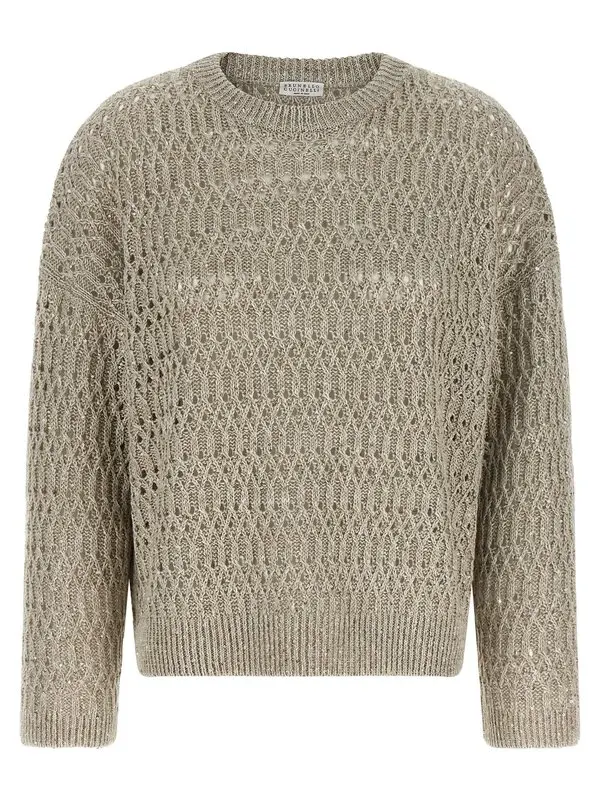 Brunello Cucinelli Dazzling Braids' Sweater