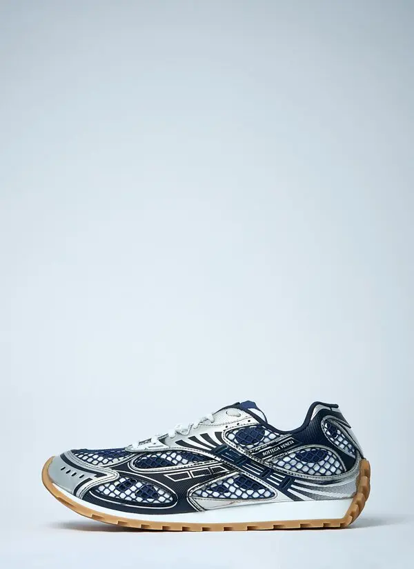 Bottega Veneta Orbit Sneakers - Silver