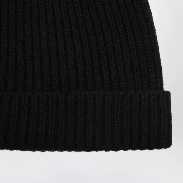 Rick Owens Ribbed Cashmere Blend Beanie