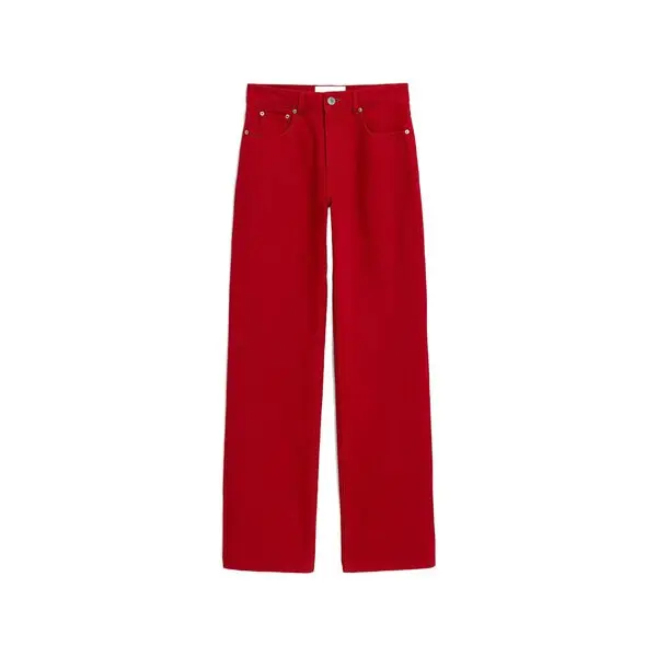 AMI Paris Denim Wide-leg Jeans