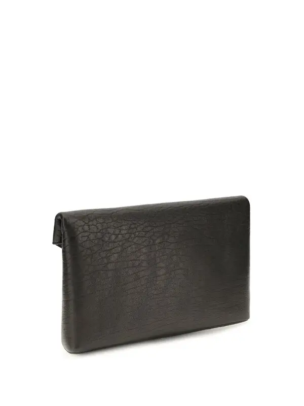 Saint Laurent Envelope Leather Clutch
