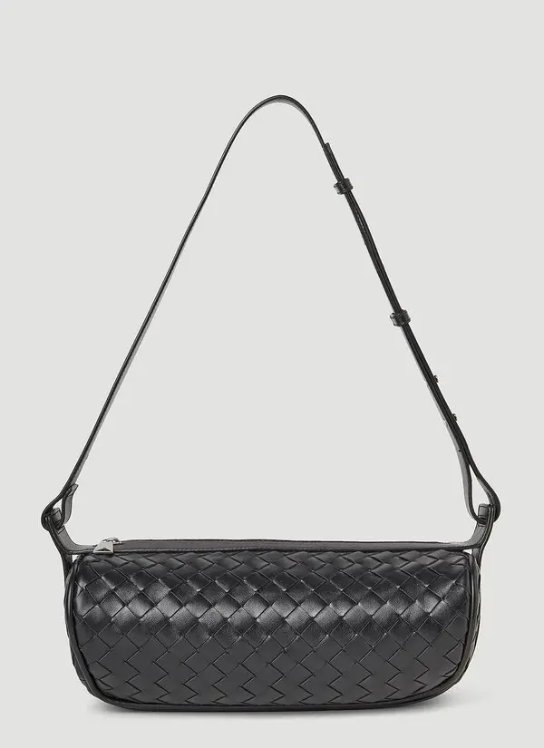 Bottega Veneta Cannolo Crossbody Bag - Black