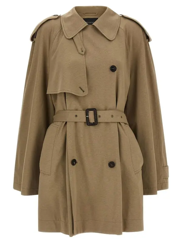 Balenciaga Cotton Trench Coat
