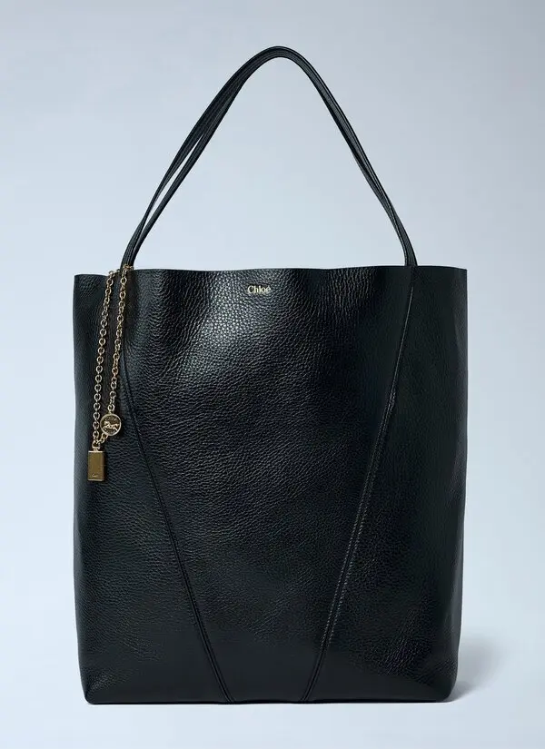 Chloé Large Spin Tote Bag - Black