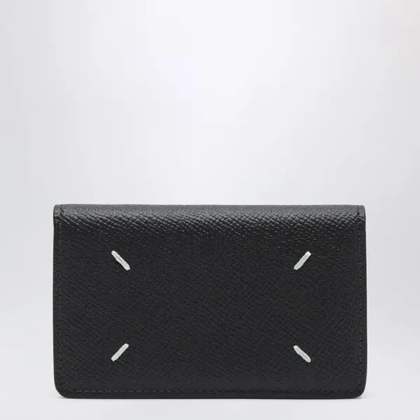 MAISON MARGIELA Leather Card Holder - Black