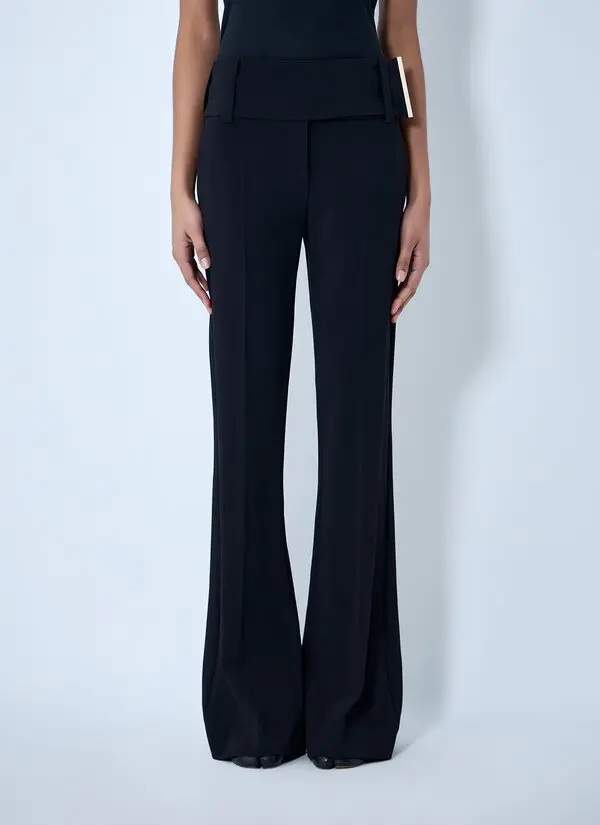 Sportmax High-waisted Flared Trousers