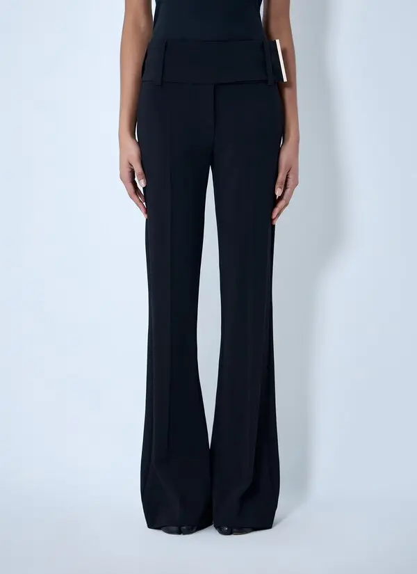 Sportmax High-waisted Flared Trousers