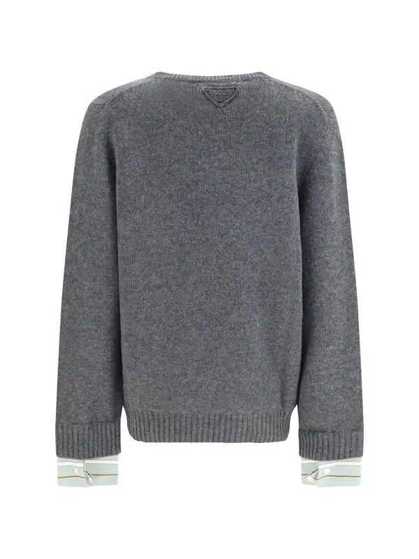Prada Crewneck Wool Sweater