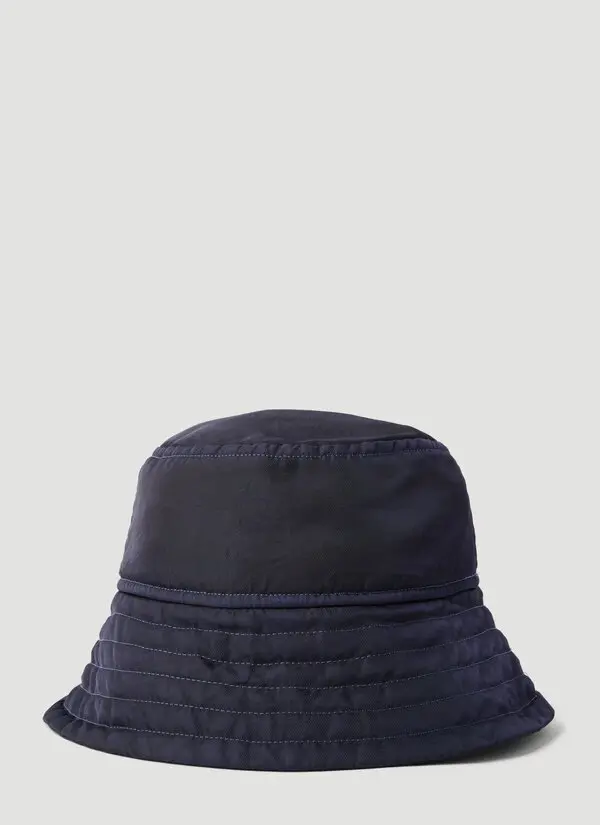 Dries Van Noten Topstitching Bucket Hat - Blue