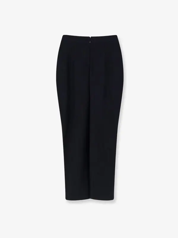 Givenchy Draped Midi Skirt - Black