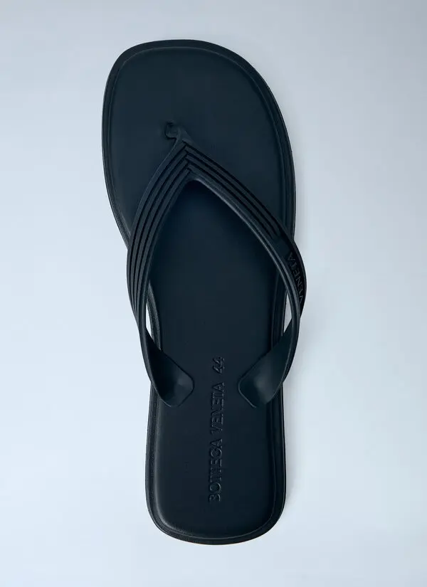 Bottega Veneta Matt Ruber Nappa Sandals