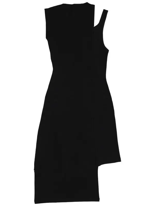 COURREGES Ribbed Oblique Dress