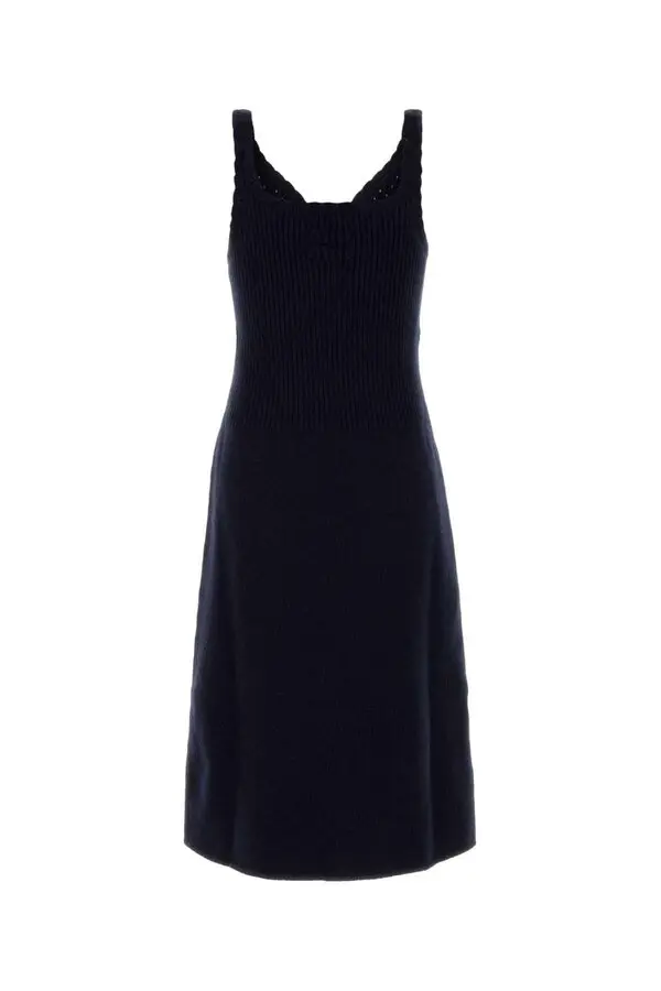 Miu Miu Navy Wool Dress