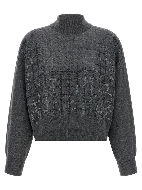 Brunello Cucinelli Cashmere Sweater - Gray