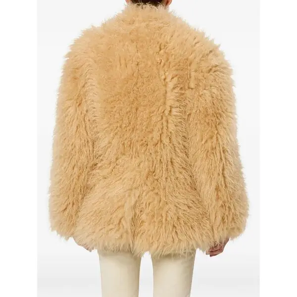 Isabel Marant Étoile Single-breasted Faux-fur Coat - Cream