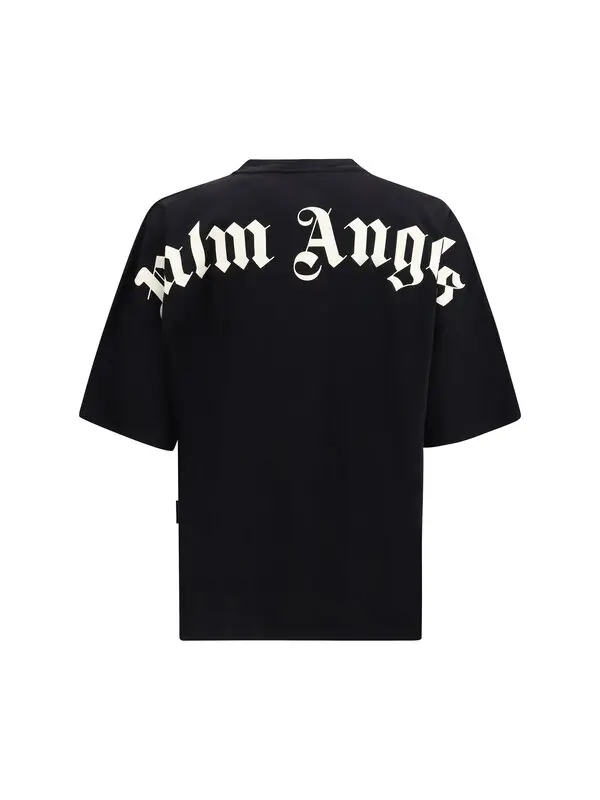 Palm Angels Classic T-shirt With Oversized Back Logo