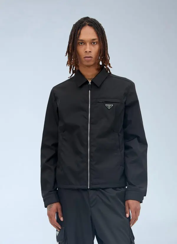 Prada Re-nylon Blouson Jacket - Black