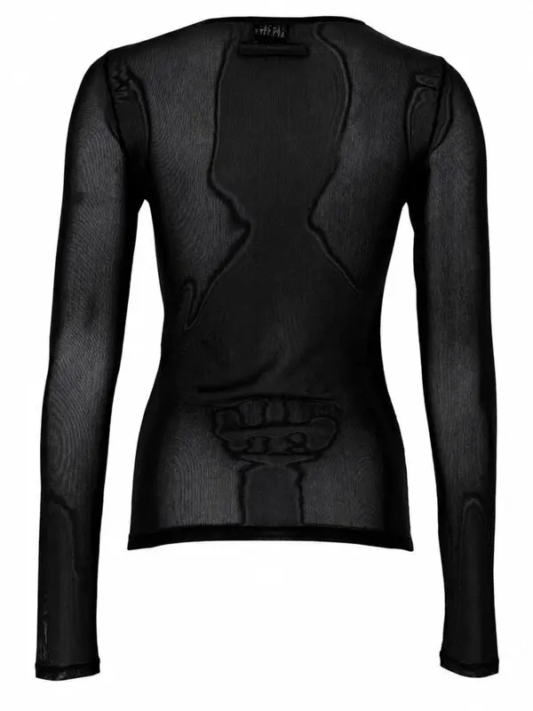 JEAN PAUL GAULTIER Long Sleeve Top - Black
