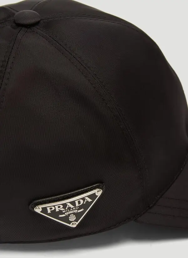 Prada Nylon Baseball Cap - Black