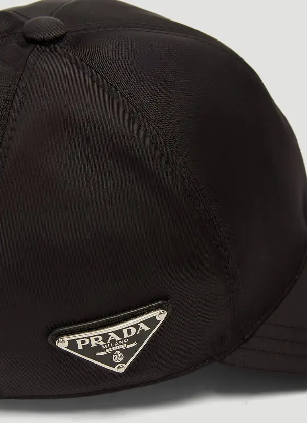 Prada Nylon Baseball Cap - Black
