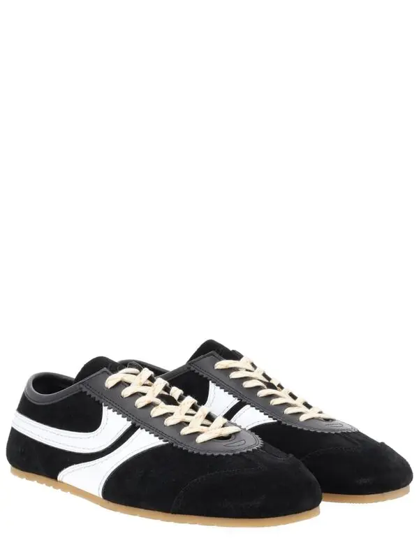 Dries Van Noten Suede Sneaker - Black