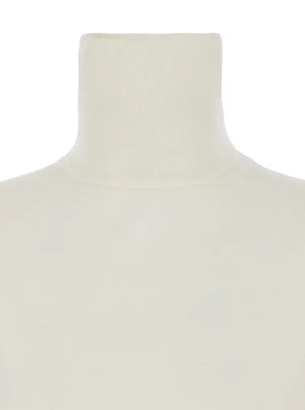 Max Mara High Neck Wool Sweater - Multicolor