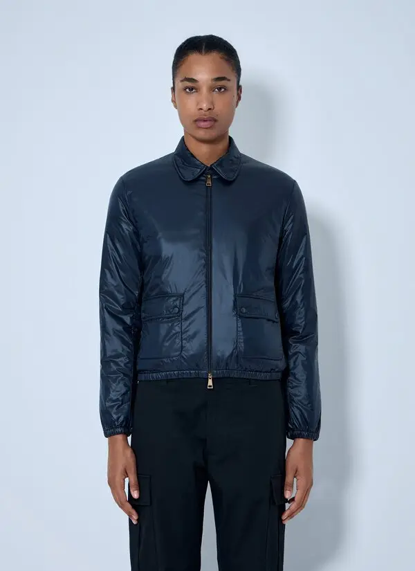 Moncler Lanset Packable Short Down Shirt Jacket