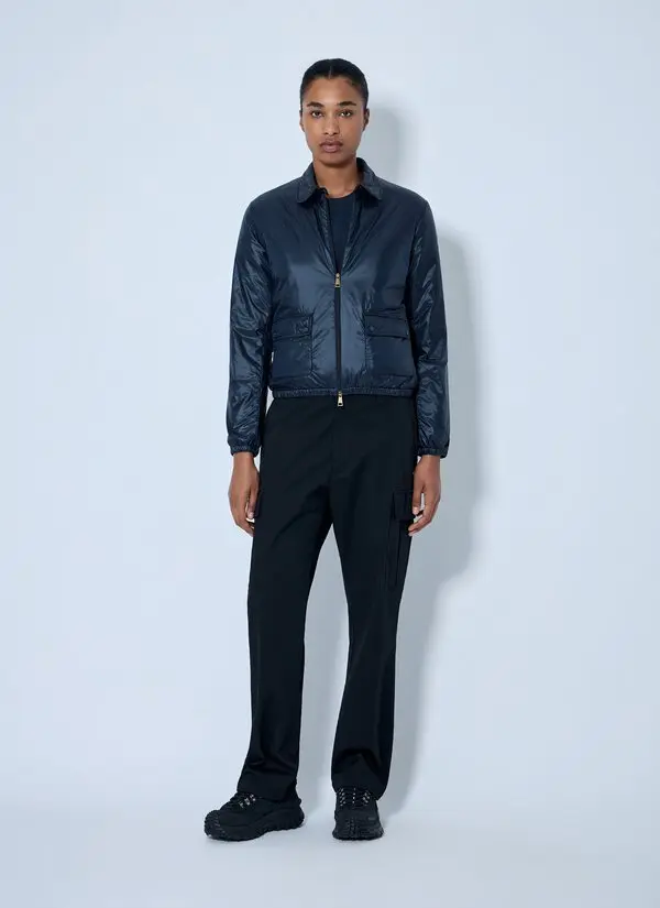 Moncler Lanset Packable Short Down Shirt Jacket