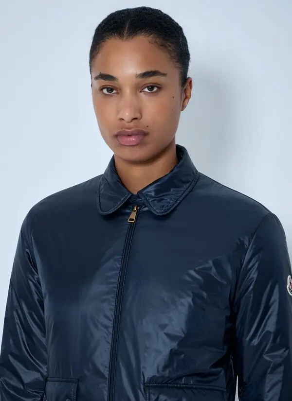 Moncler Lanset Packable Short Down Shirt Jacket