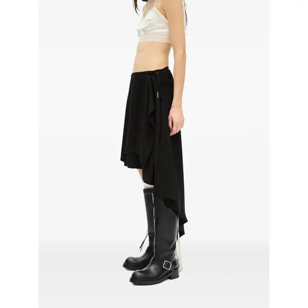 ANN DEMEULEMEESTER Asymmetric Draped Skirt