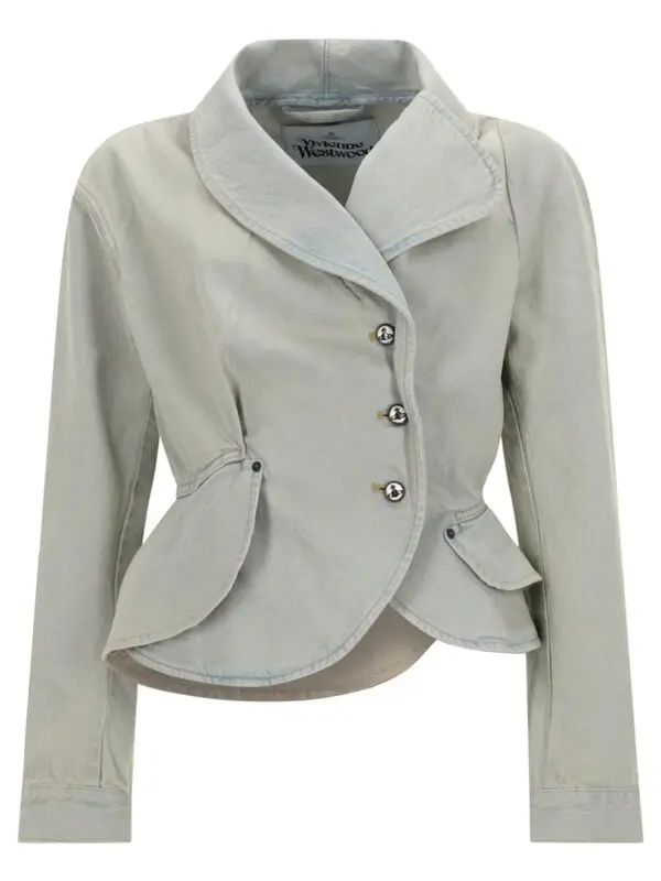 VIVIENNE WESTWOOD Stormy Denim Jacket - Blue