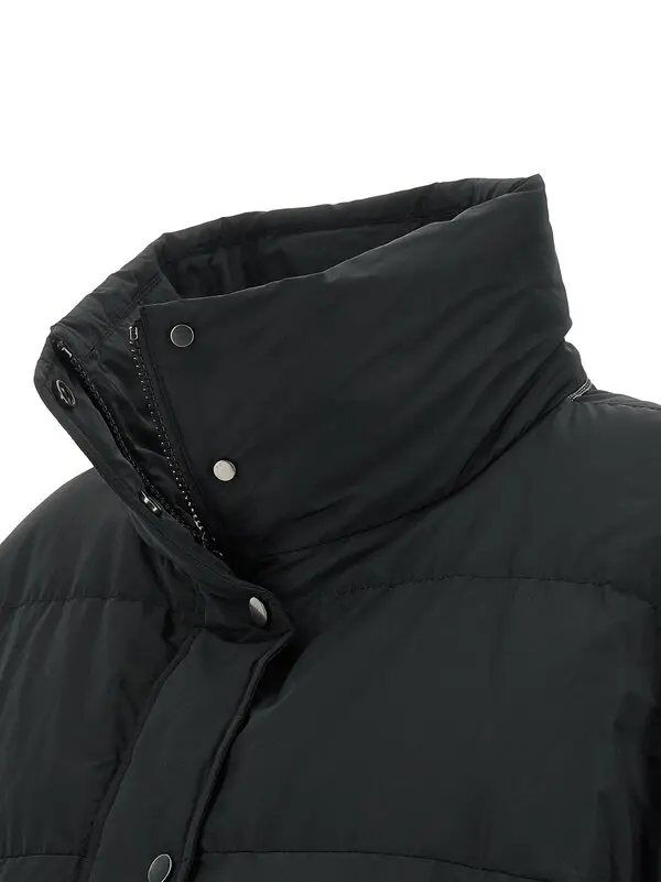 Brunello Cucinelli Cropped Down Jacket - Black