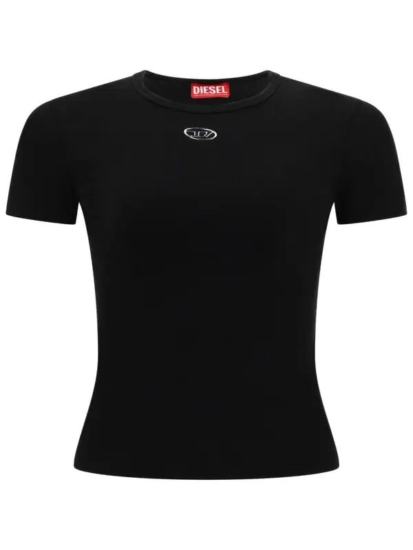 DIESEL® Logo Short Sleeve T-shirt - Black