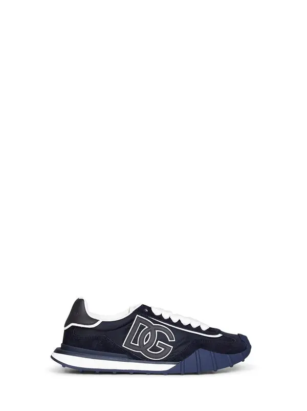Dolce & Gabbana Nylon And Suede Athletic Sneakers - Multicolor