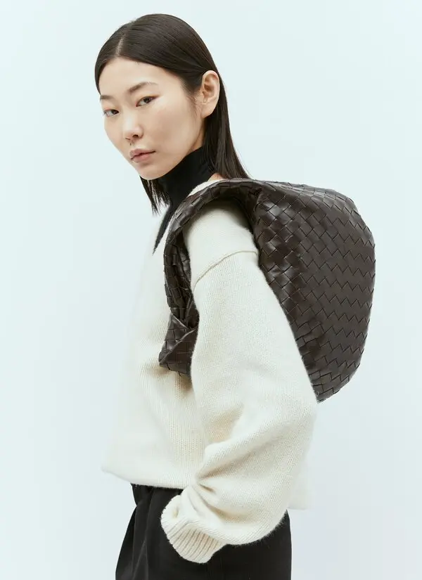 Bottega Veneta Teen Jodie Handbag - Brown