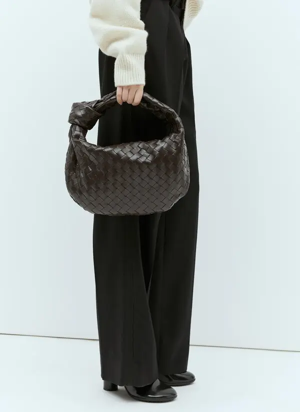 Bottega Veneta Teen Jodie Handbag - Brown
