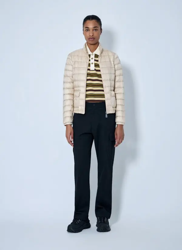 Moncler Lans Down Jacket - Cream