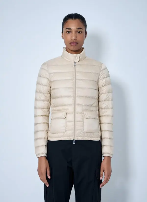 Moncler Lans Down Jacket - Cream