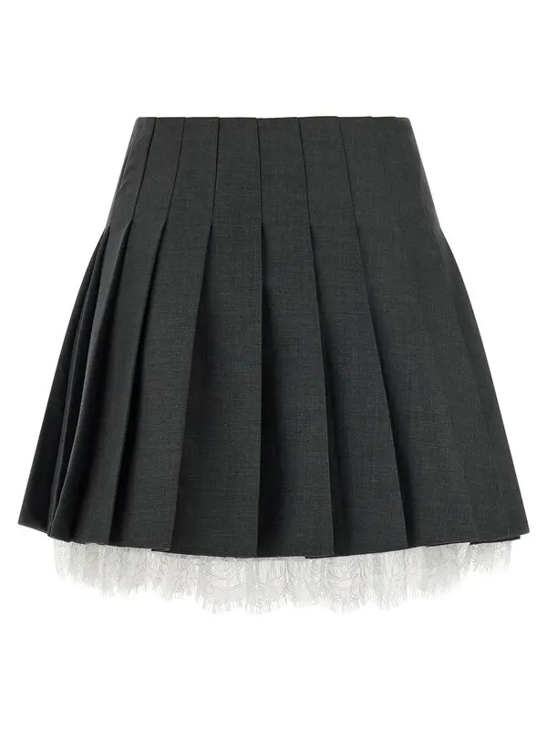SELF-PORTRAIT Pleated Skirt